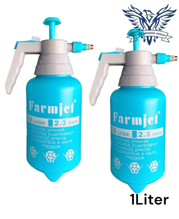Jual Sprayer 1 Liter Farmjet Botol Semprotan Air Biru Pompa Air - Kab ...