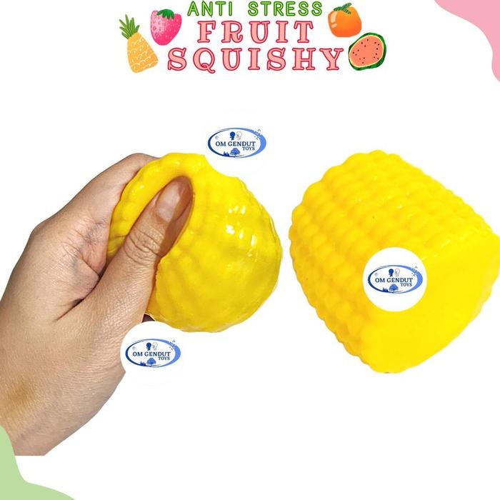 Jual OG Mainan Fruit Squishy Splash Ball / Bola Pencetan Anti Stress ...