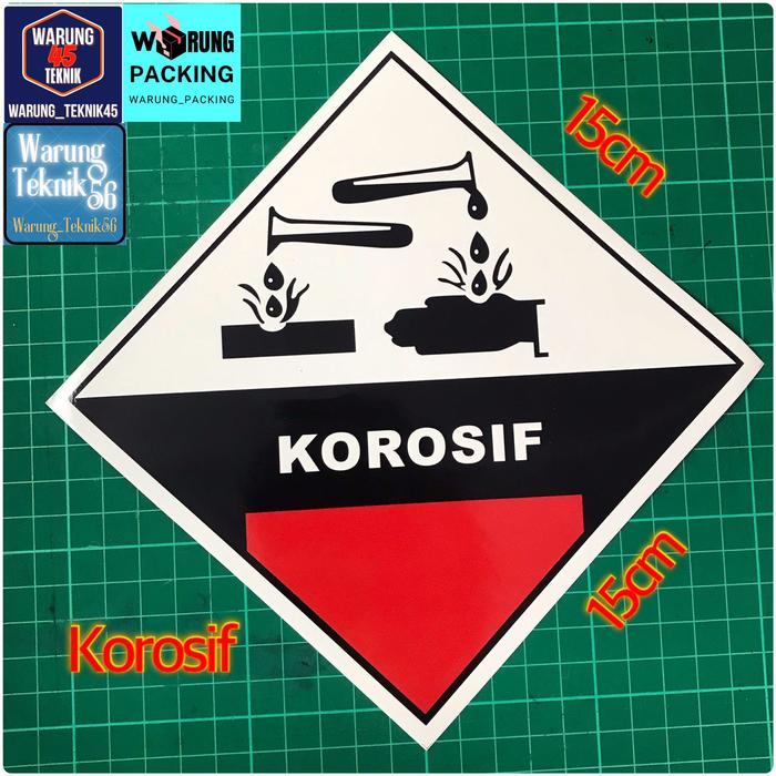 Jual Stiker Label Tanda Simbol Limbah B3 Stiker Bahan Berbahaya Beracun ...