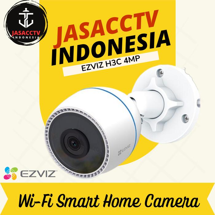 Jual EZVIZ H3C 4MP Color Night IP Cam AI Wifi CCTV Outdoor Audio 2 Arah ...