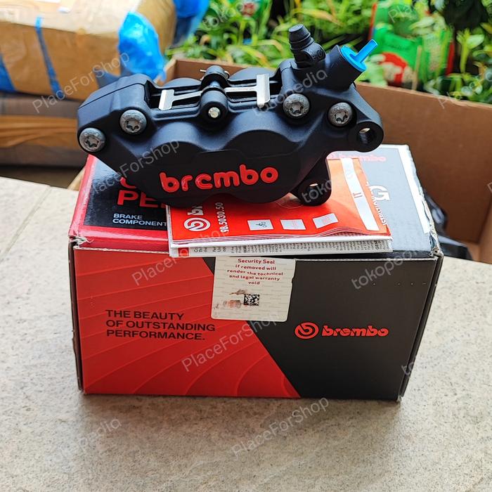 Jual kaliper brembo 4piston 4p p4 hitam black nmax xmax aerox ninja rr ss r - Jakarta Utara ...