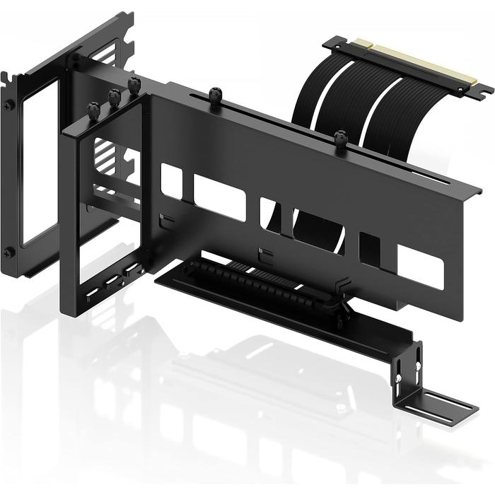 Promo EZDIY-FAB Vertical PCIe 4.0 GPU Graphic Card Holder - BLACK Cicil ...