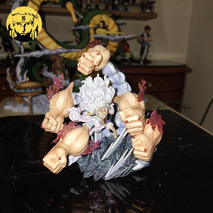 Jual (one piece) (box) action figure statue anime luffy gear 5 5 tangan ...