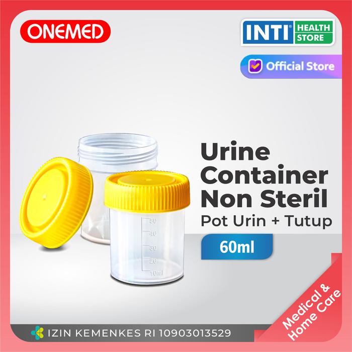 Jual Onemed | Urine Container Non Steril OneMed 60ml | Wadah / Pot ...