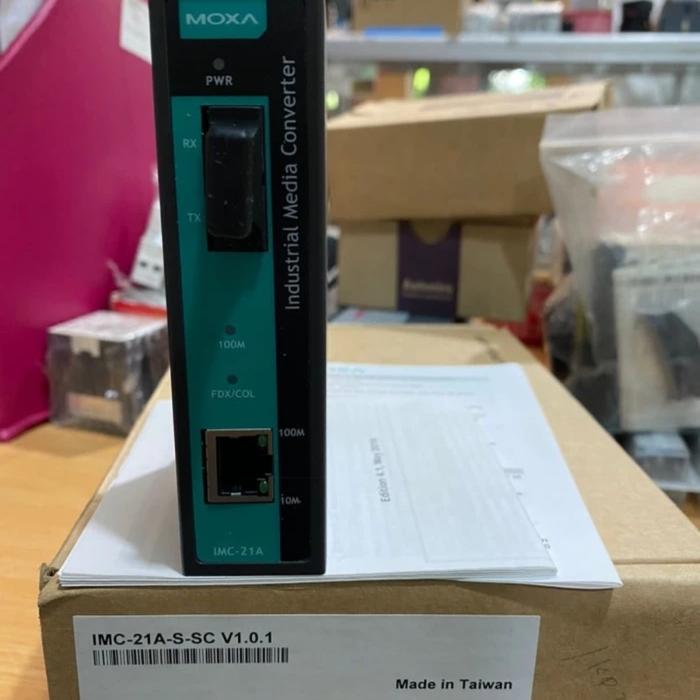 Jual MOXA IMC-21A-S-SC INDUSTRIAL 10/100BASE T(X) TO 100BASE F(X) - Kota Bandung ...