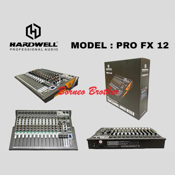 Jual Hardwell PRO FX 12 Original Mixer Analog 12 Channel w/ 99 DSP ...