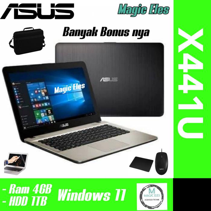 Jual Laptop ASUS X441UA Core i3 - 6006U Ram 4GB HDD 1TB Windows 10 ...