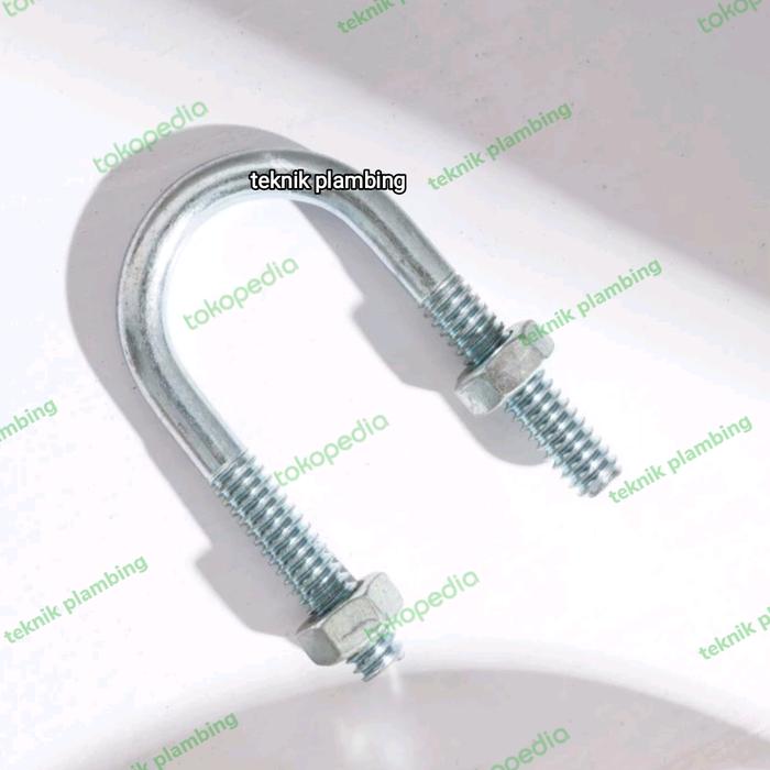 Jual U bolt besi / clem besi M10 - 1" inch - Jakarta Pusat - teknik ...