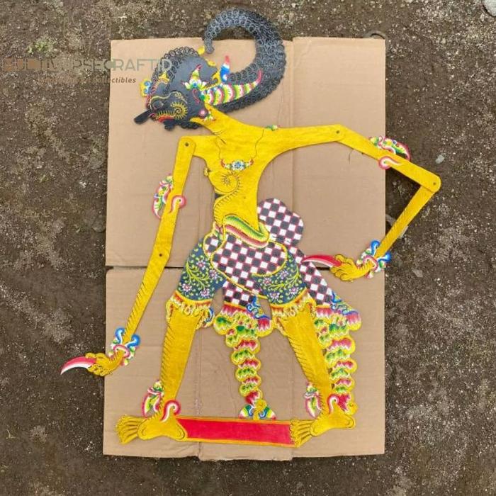 Jual Wayang Kulit Sapi Asli Bima / Werkudoro Kualitas Standard Dalang ...