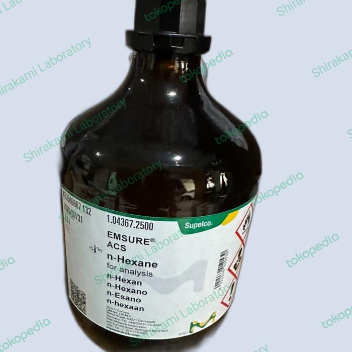 Jual n Hexane for Analysis Emsure Merck 2.5 Liter 1.04367.2500 - Kab ...