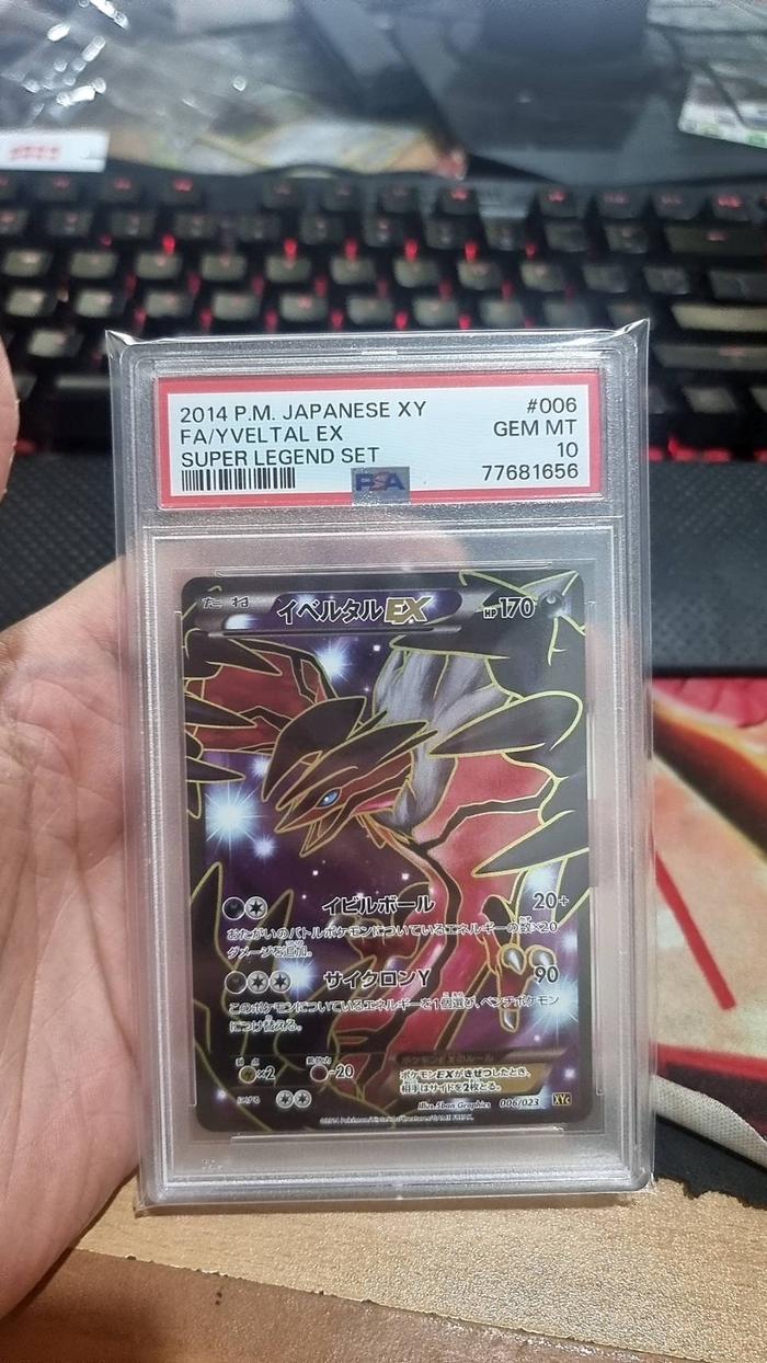 Jual Pokemon Yveltal EX XY Super Legend Set XYc Japanese Full Art #006 PSA - Jakarta Barat ...