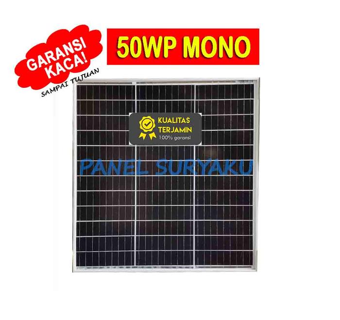 Jual Solar Panel Surya 50wp Monocrystalline Original - Jakarta Barat ...