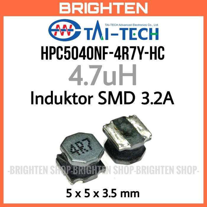 Jual TAI-TECH HPC5040NF-4R7Y Induktor SMD 4.7uH 3.2A 4R7 - Kota Bandung ...