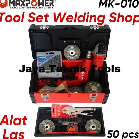 Jual Tool Kit Set Welding Shop Maxpower MK-010 Alat Las Box 50 pcs - Jakarta Utara - Auto Part28 ...