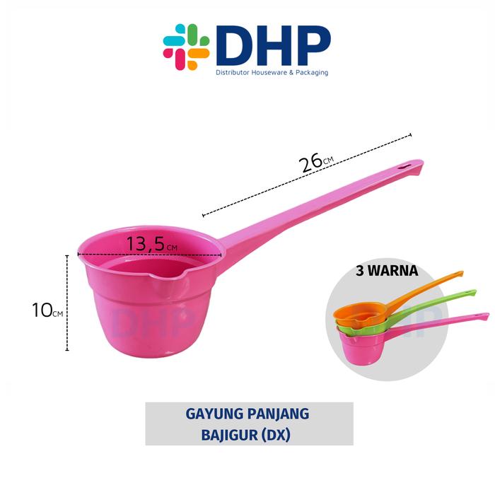 Jual Gayung Gagang PANJANG Bajigur Plastik Serbaguna Warna Besar Tebal ...