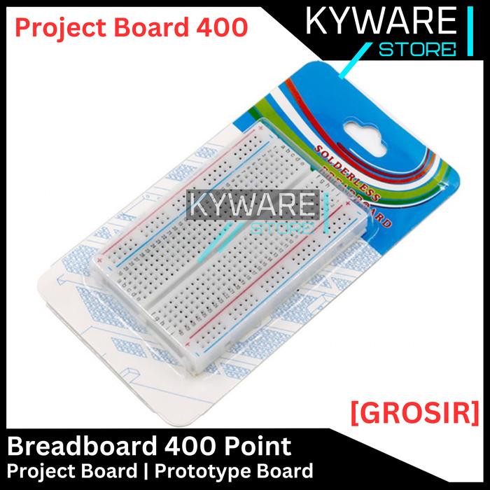 Jual Mini Breadboard 400 Point Project Board Kecil Protoboard ...