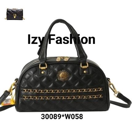 Jual Tas import wanita model Korea kekinian, hitam, semi oval #S4*W058# - Jakarta Barat - Izy ...