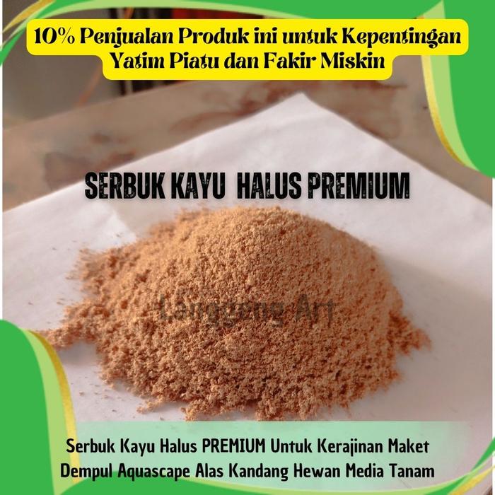 Promo Serbuk KAYU HALUS Premium Kerajinan Dempul Maket Aquascape Media ...