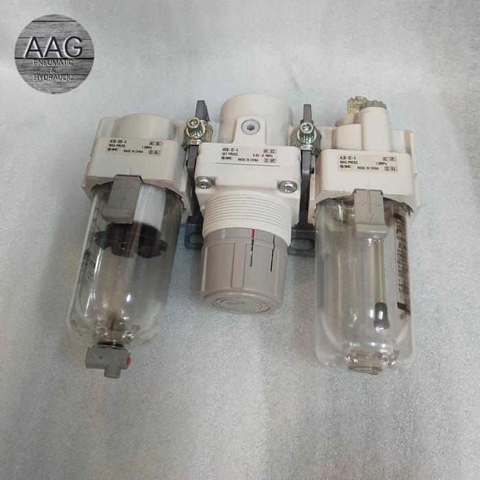 Jual AIR FILTER REGULATOR LUBRICATOR SMC AC30-02-A DRAT 1/4" - Jakarta ...