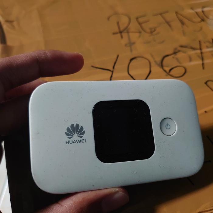 Jual modem Huawei logo Huawei e5577 slim unlock 1500mah putih hitam ...