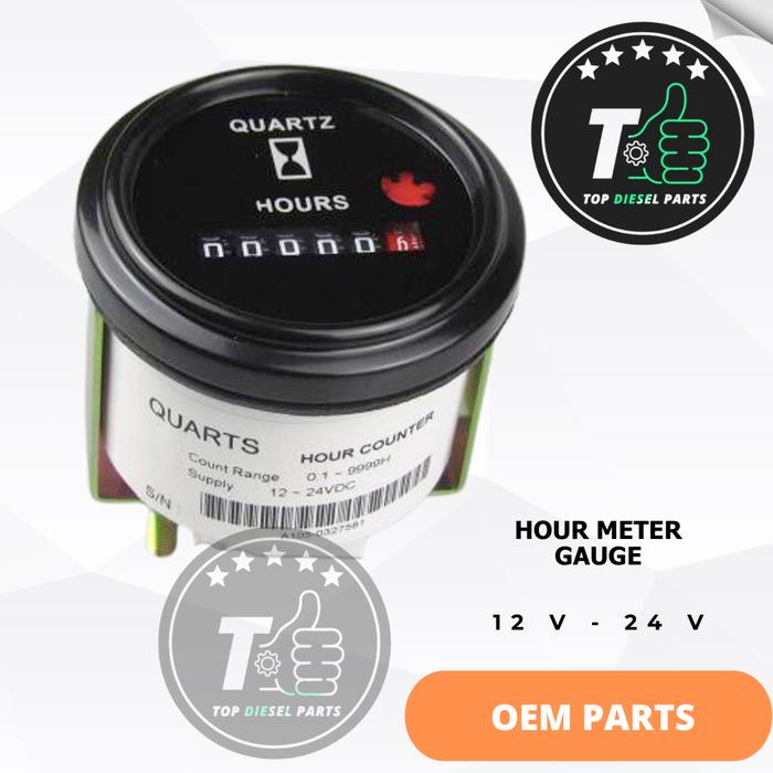 Jual Hour Meter OEM Quartz GAUGE 12V / 24V 6-80V REPLACE VDO - Jakarta ...
