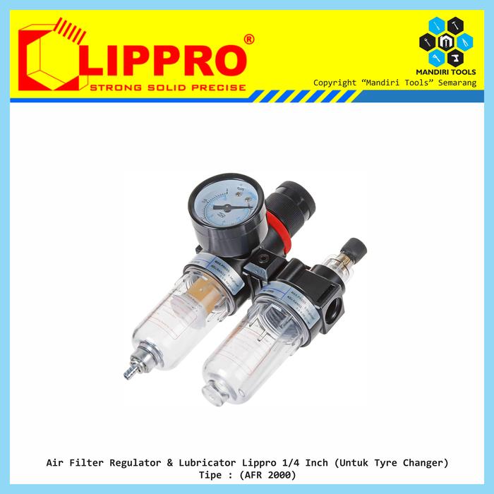 Jual Air Filter Regulator & Lubricator 1/4 Inch | Lippro - Kota ...
