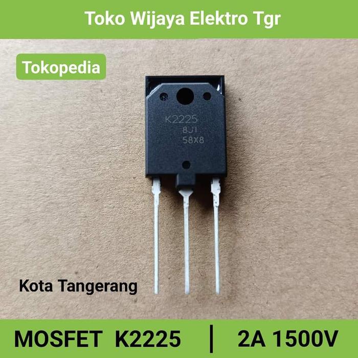 Jual k2225 mosfet 2A 1500V 50W - Kota Tangerang - Wijaya Elektro Tgr ...