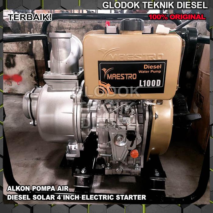 Jual Mesin Pompa Air Sawah Alkon 4 INCH Diesel Solar Type 100 Water ...