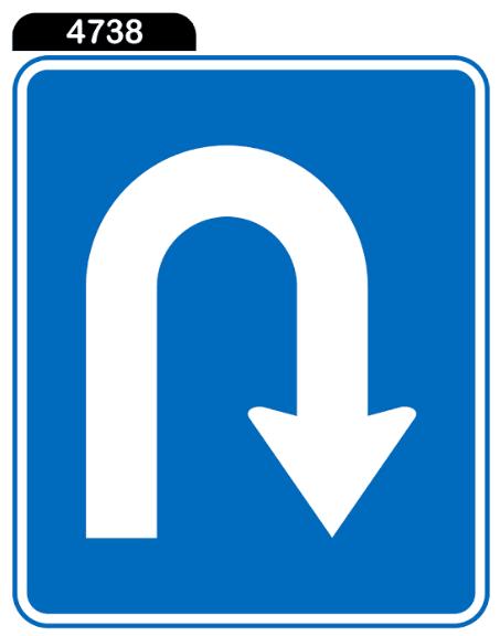 Jual Rambu Lalu Lintas Petunjuk ukuran 60x75cm Sticker Reflective ...
