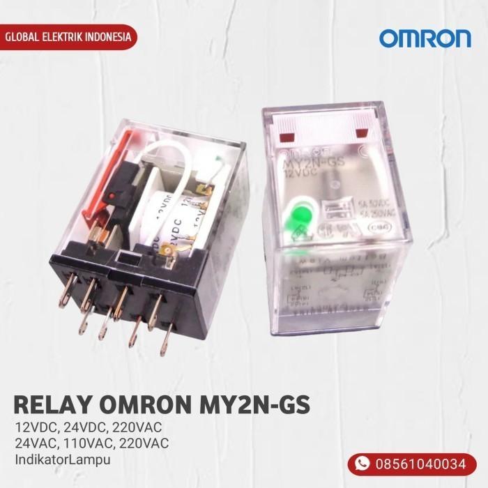 Jual Relay OMRON MY2N-GS 220VAC 8 Pin Indikator Lampu - Jakarta Barat - Global Elektrik ...