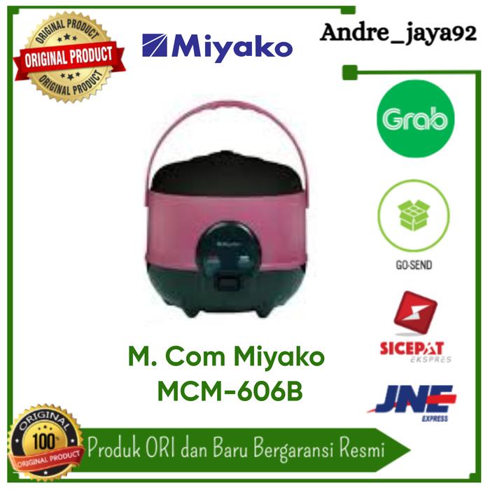 Jual Rice Cooker Miyako MCM 606 B SBC Magic Com Mini Miyako 606 SBC ...