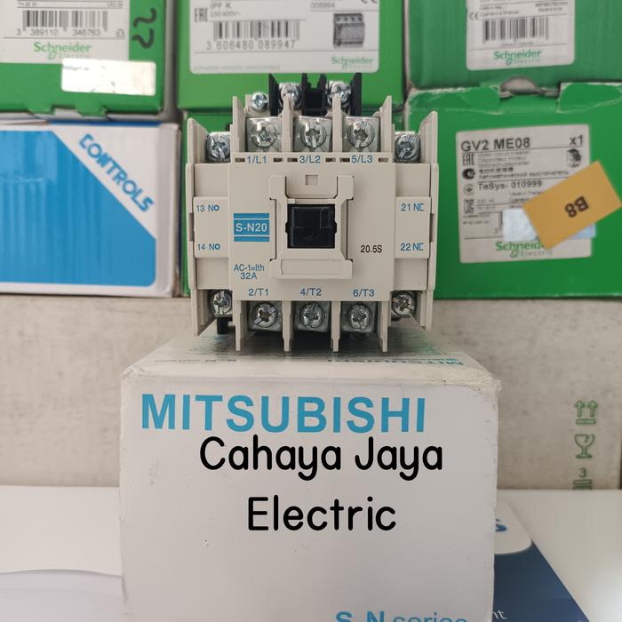 Jual Kontaktor Mitsubishi 32A SN20 S-N20 220VAC ORIGINAL - Jakarta ...