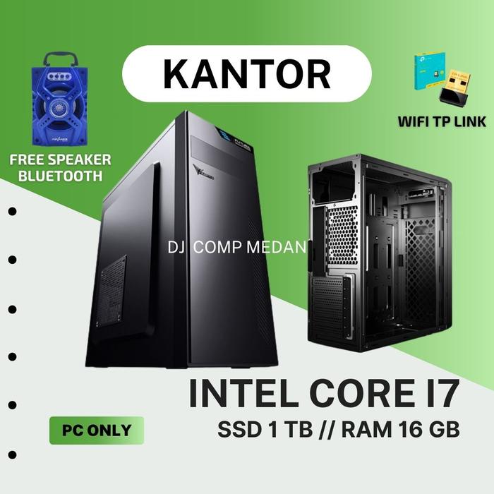 Jual PC Rakitan Core i7 // RAM 16 GB - SSD 1 TB // Komputer CPU - Kota ...