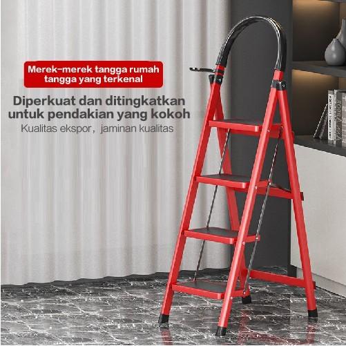 Jual Tangga Lipat Besi 4 Step Tangga Lipat Portable Multiffungsi ...