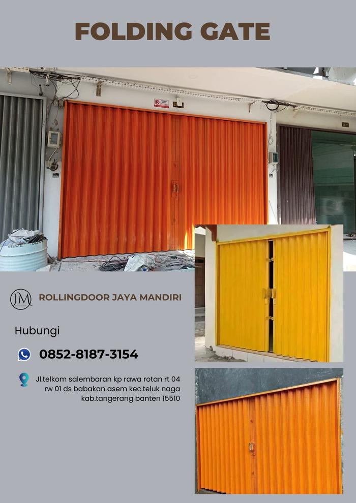 Jual Pemasangan Pintu Toko Folding Gate Rolling Door - Kab. Tangerang ...