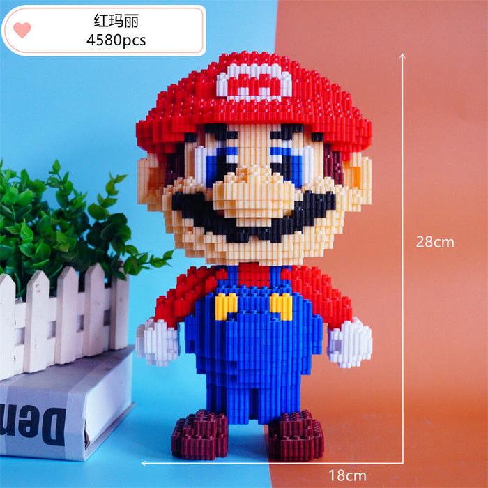 Jual SMY Nano Block Mario Medium Bricks Education Nano Block / Mainan ...