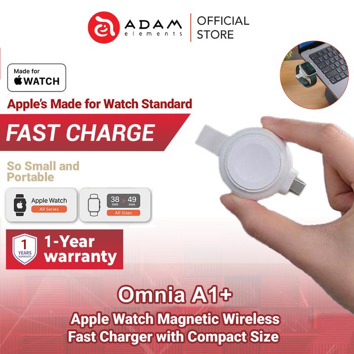 Promo ADAM ELEMENTS Omnia A1+ Apple Watch Magnetic Wireless Fast ...