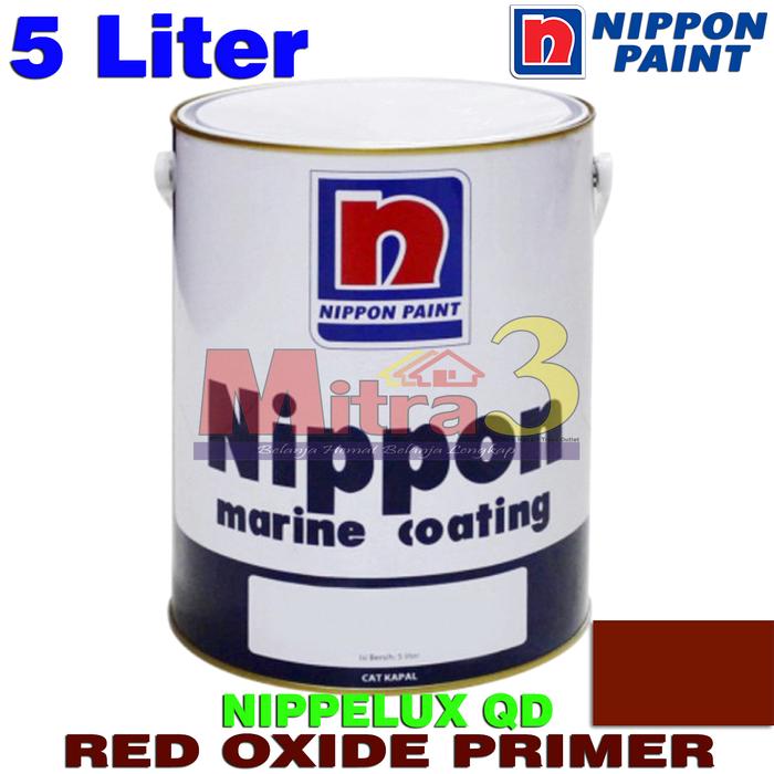 Jual Cat Dasar Kapal NIPPELUX QD Red Oxide PRIMER 5L Nippon Paint ...