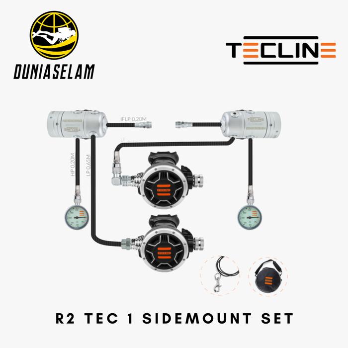 Jual Tecline Regulator R2 TEC 1 Sidemount Set - Scuba Diving - Jakarta ...