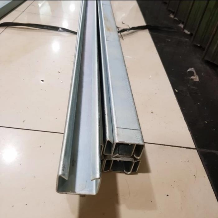 Jual Raceway 40 x 40 mm x 3meter unistrut 1.8mm electro galvanize ...