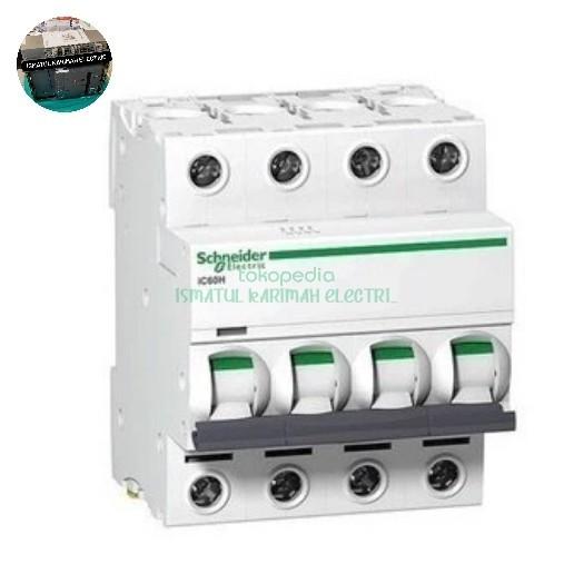 Jual SCHNEIDER MCB IC60H 4P 10A D10 10KA KURVA D A9F85410 NEW ORIGINAL - Jakarta Pusat - ISMATUL ...