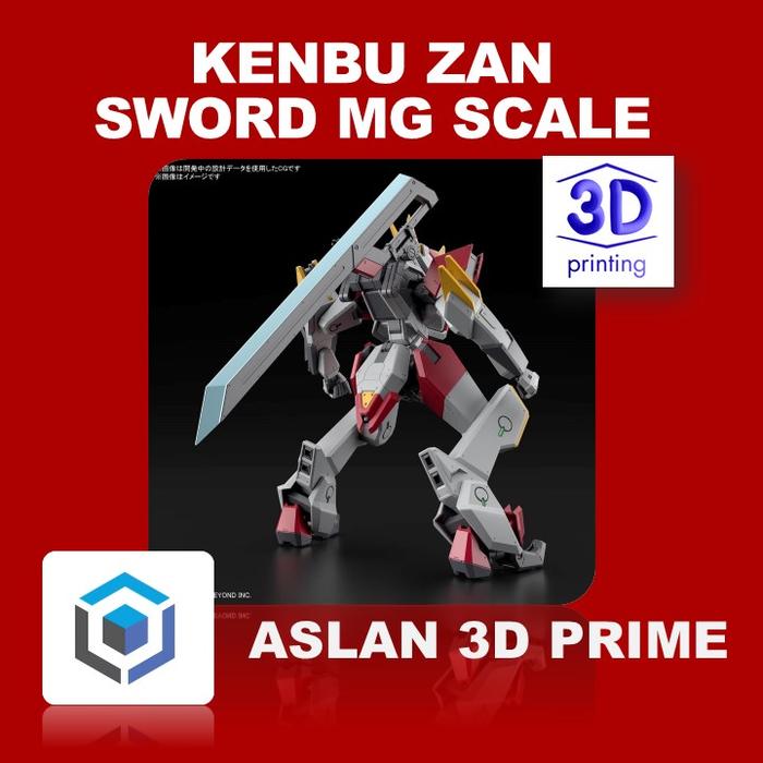 Jual KENBU ZAN SWORD GUNDAM GUNPLA KYOUKAI SENKI Custom Color 3D Print ...