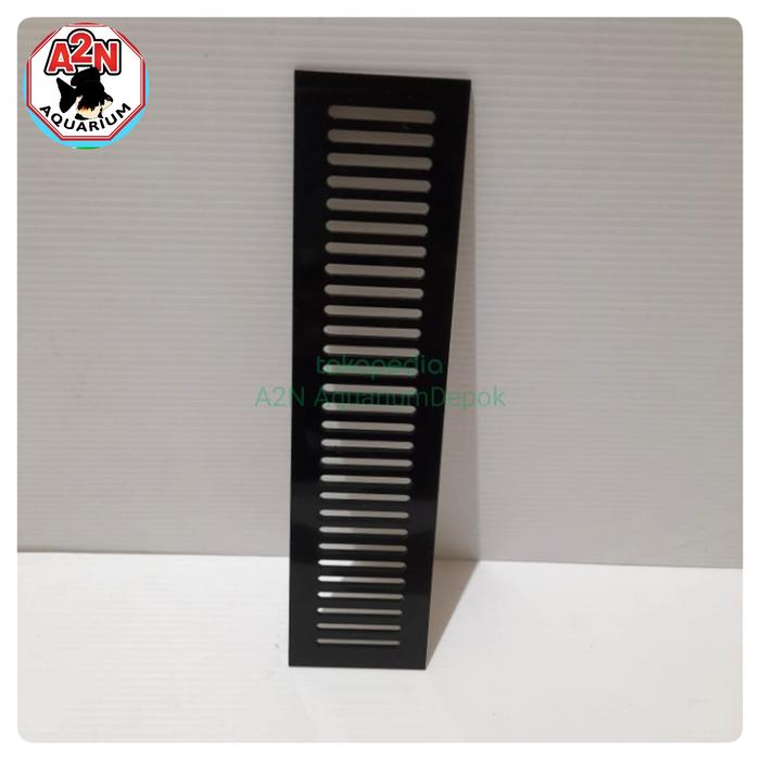Jual Acrylic Sisir Overflow Aquarium Uk 20cm x 5cm Tebal 2mm Hitam ...