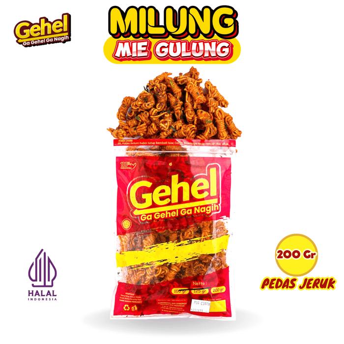 Jual NEW LAUNCHING MIE GULUNG ( MILUNG ) 200GR -MIE UWEL PEDAS JERUK ...