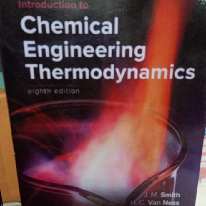 Jual buku chemical engineering thermodynamics 8th edition Smith Van ...