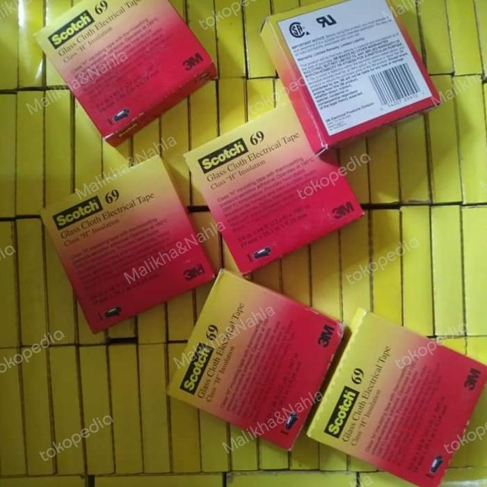 Jual Isolasi 3M Scotch 69 / Glass Cloth Electrical Tape - Jakarta ...