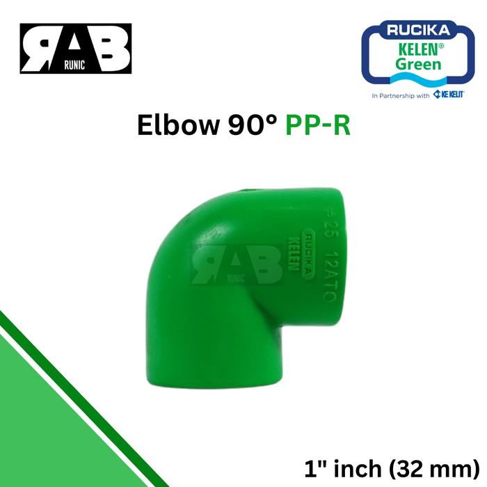Jual Elbow / Knee 90° Derajat PPR 1" inch (32 mm) - RUCIKA - Jakarta Barat - Toko Runic | Tokopedia