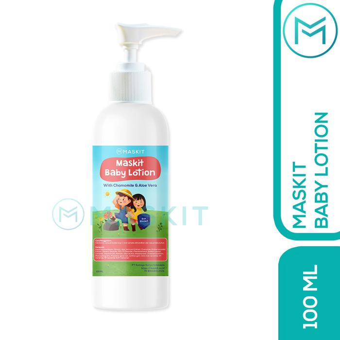 Jual Natural Body Lotion Baby & Kids - Sun Block Bayi Anak Maskit 100ml ...