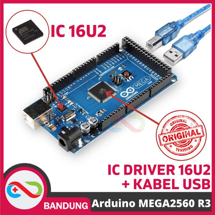 Jual ARDUINO MEGA 2560 R3 ATMEGA 16U2 COMPATIBLE BOARD + USB CABLE ...