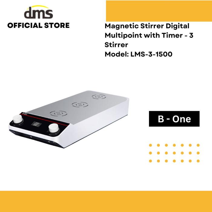 Jual Magnetic Stirrer Digital Multipoint with Timer - 3 Stirrer B-ONE ...